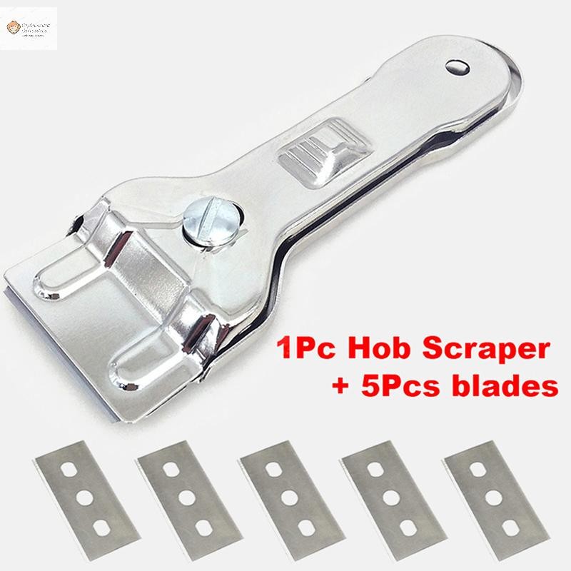 Cod Hob Scraper Cleaner Remover เซรามิคแก้วใบมีด 5 ชิ้นทําความสะอาดเตา ...