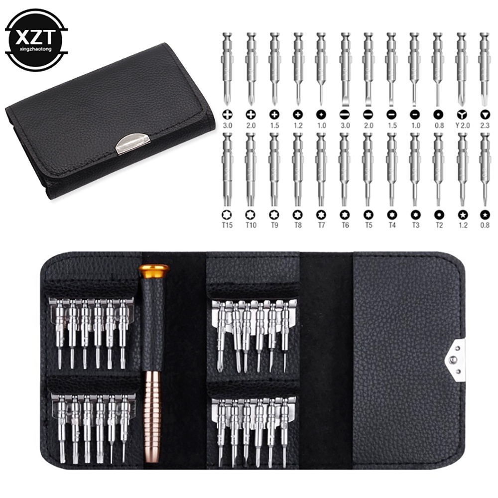 Leather Case 25 In 1 Torx Manual Screwdriver Set Mobile Phone Repair ...