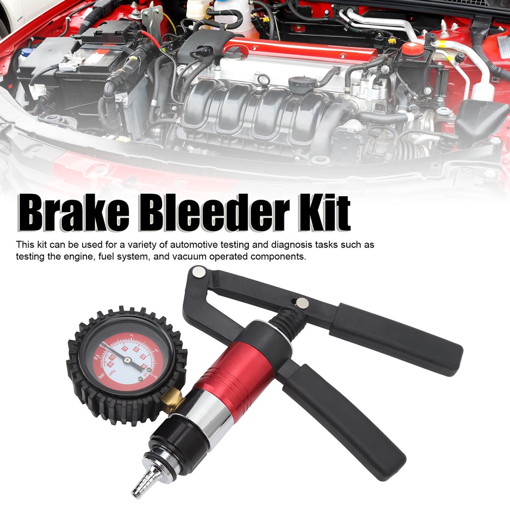 YiChe ชุดเลือดออกเบรคมือถือความดันสูญญากาศปั๊มเครื่องทดสอบคลัทช์เบรค ...