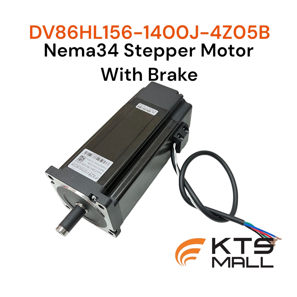 Nema34 86HL156-B NEMA34 STEPPER MOTOR WITH BRAKE. Z1 | Shopee Thailand