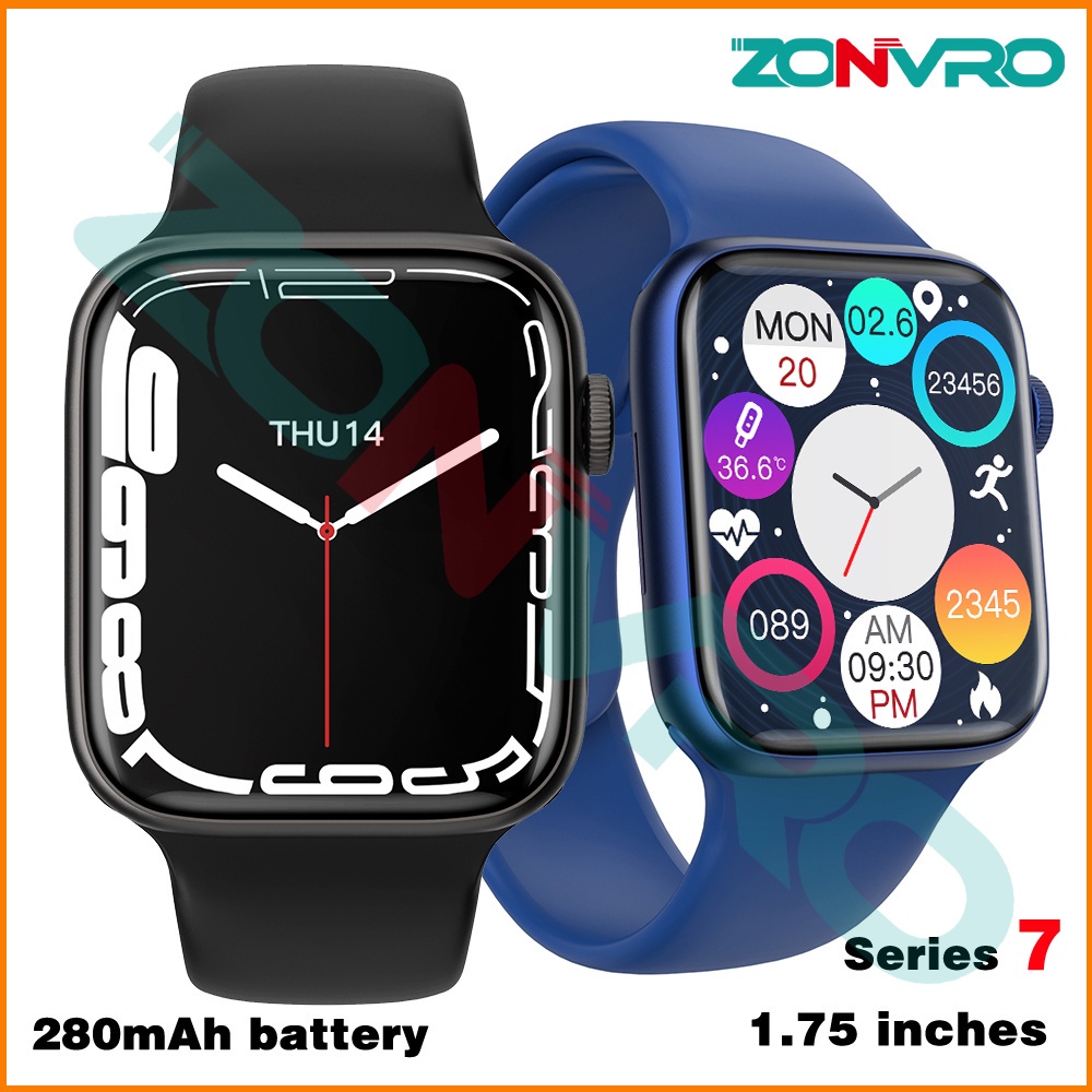 นาฬิกาข้อมือ Smartwatch 7 T500+ PLUS วัดอัตราการเต้นหัวใจ สําหรับ IOS Android | Shopee Thailand