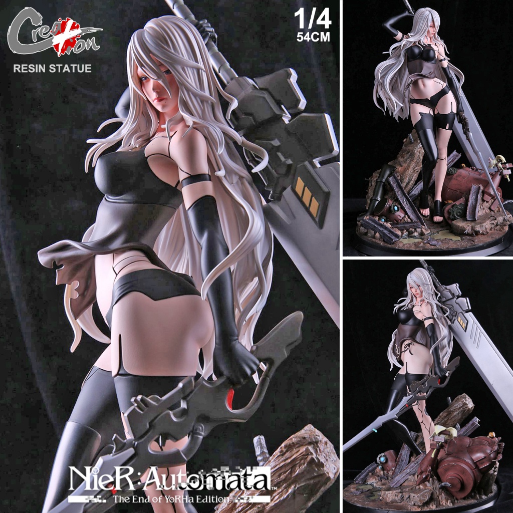 งานแท้ งานปั้น Creation Studio RPG Game NieR Automata เนียร์ ออโตมาตา A2 YoRHa Model android เอ ...