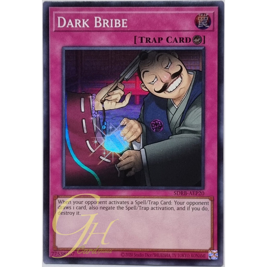 Yugioh [SDRB-AEP20] Dark Bribe (Super Rare) | Shopee Thailand