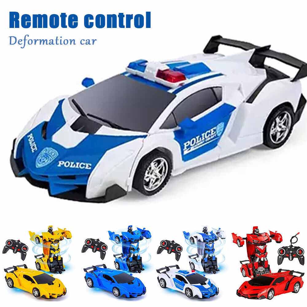 RC Autobot Remote Control 2 in 1 Sports Transformation Car Robot Models ...