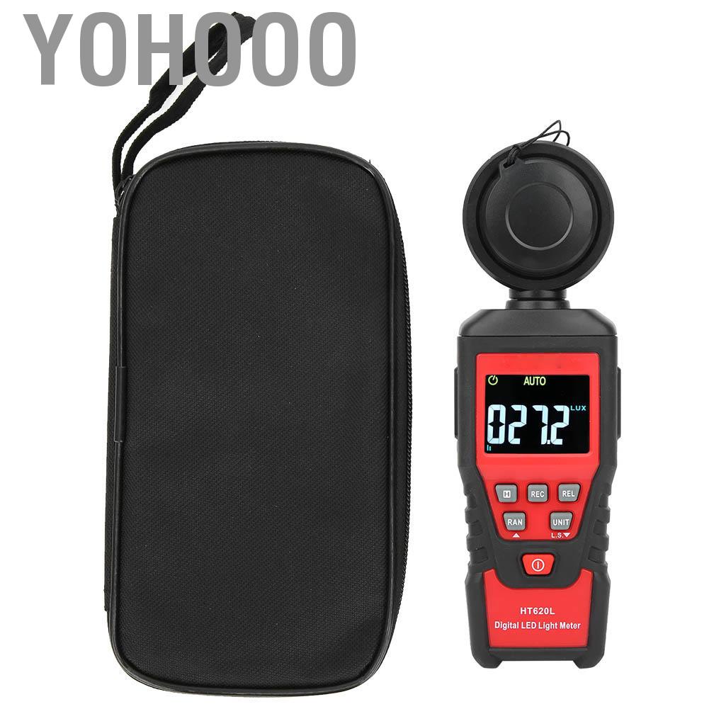 Yohooo HT620L Portable Light Meter Illuminance Digital Illuminometer ...