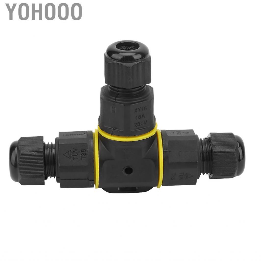 Yohooo IP68 Waterproof 3 Pin Junction Box Underground Cable Sleeve ...