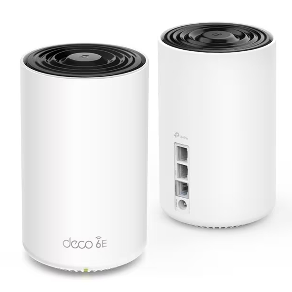 TP-Link Deco XE75 PRO 2Pack Tri-Band Mesh Wi-Fi 6E System Wifi Network ...