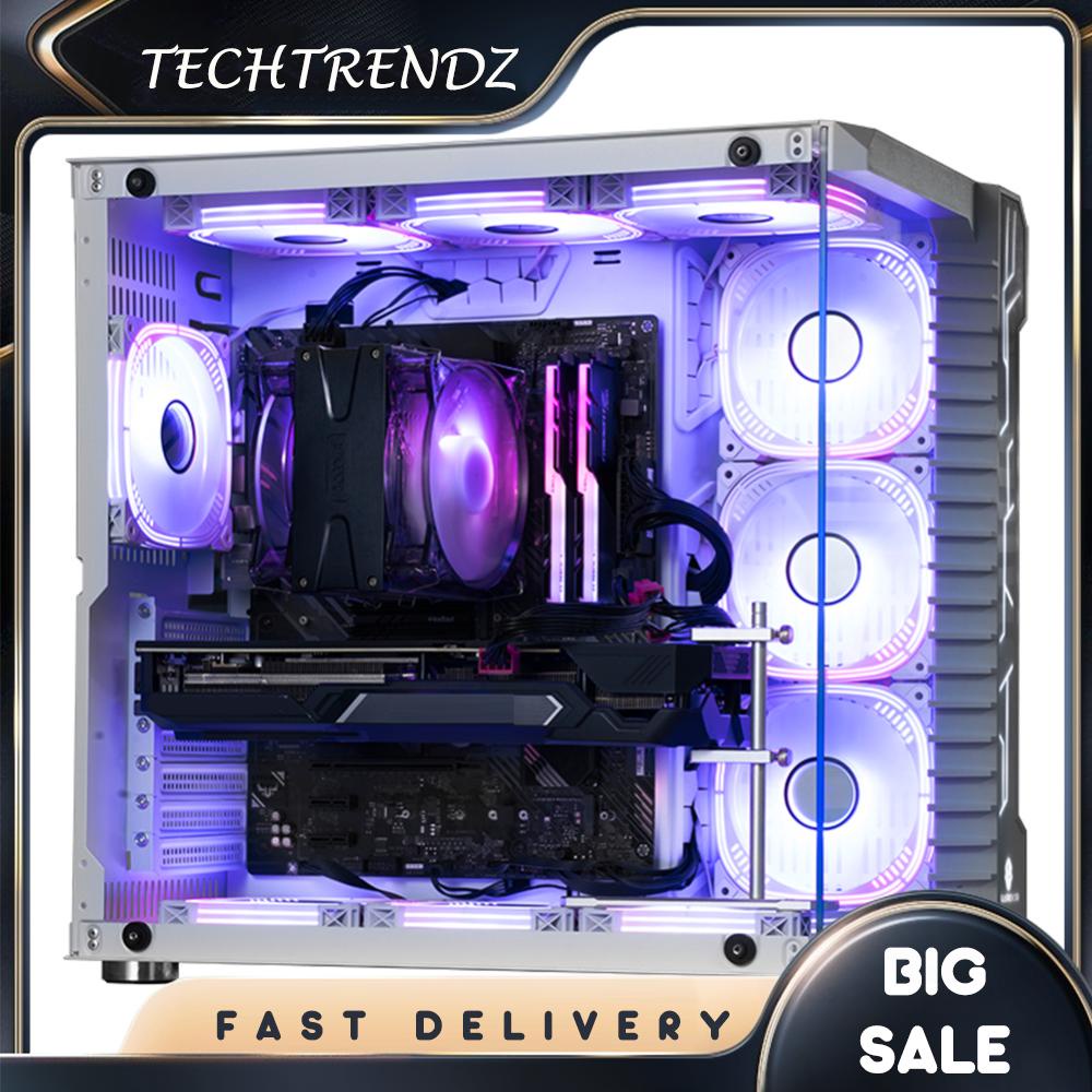 [techtrendz.th] หม้อน้ําการ์ดจอ ปรับได้ สําหรับพัดลม 12 14 ซม. ATX ITX | Shopee Thailand