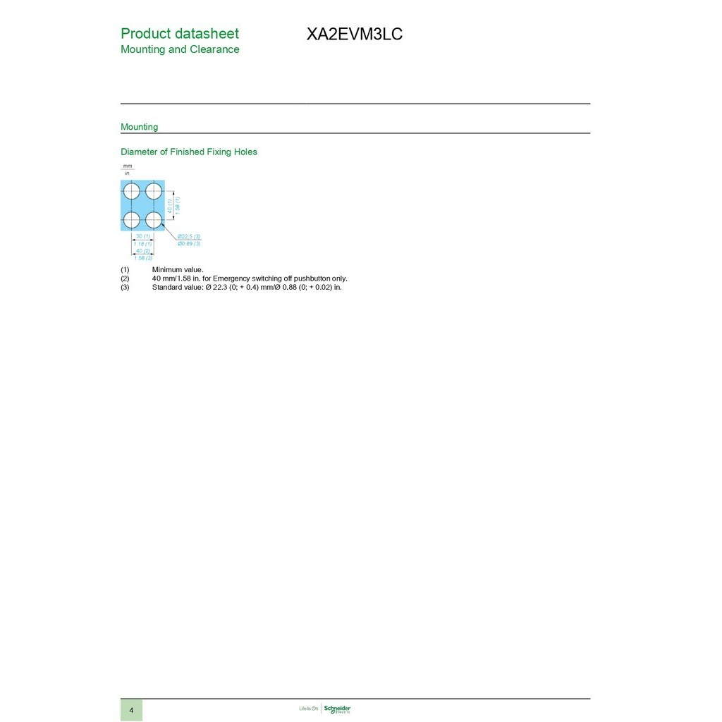 Schneider Electric - Pilot Lamp ไพลอตแลมป์ ,ขนาด 22mm, สีเขียว, แรงดัน ...