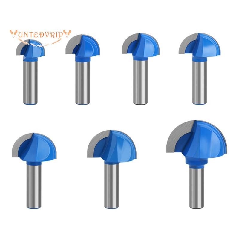 1/2 Shank Round Nose Groove Core Box Router Bit Double Groove Woodwork ...