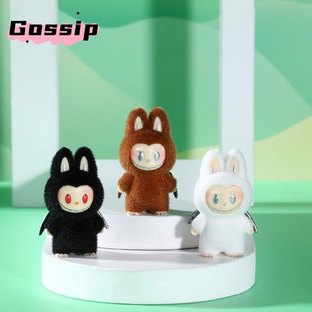 Gossip Labubu Mini เครื่องประดับ, Zimomo Angel PVC Miniature Figurines ...