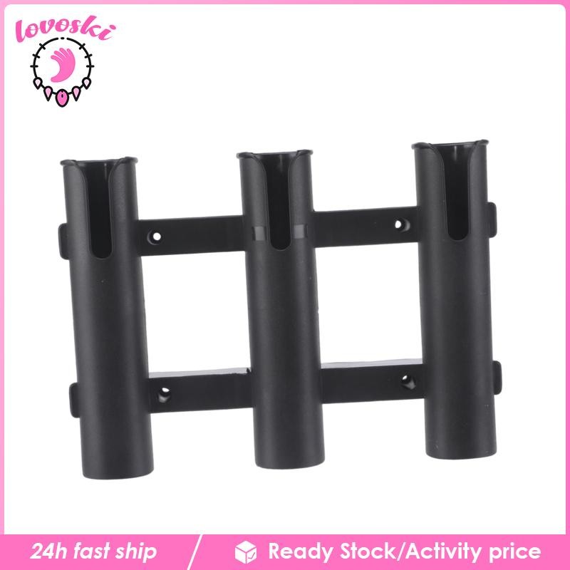 [Lovoski] เรือตกปลา 3Tube Link Rod Holder Rack Storage Rest Bracket ...