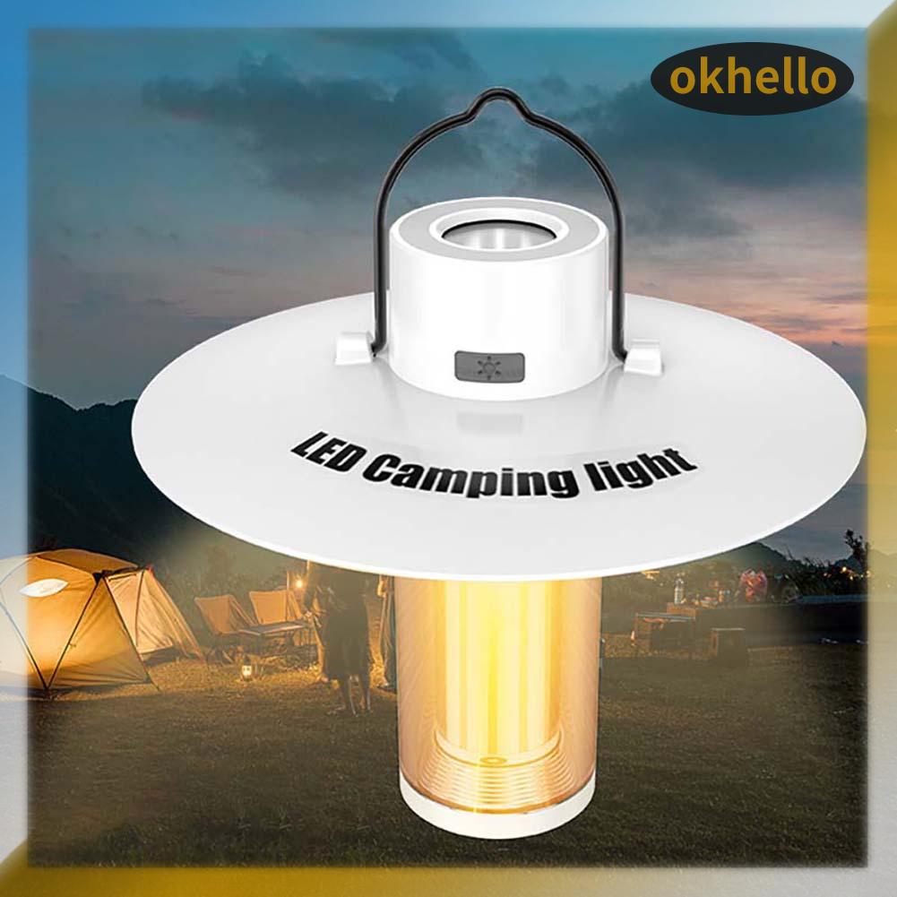 [Okhello.th] โคมไฟ LED 2000mAh XPE 320LM 5 โหมด Type-C ชาร์จ USB กัน ...