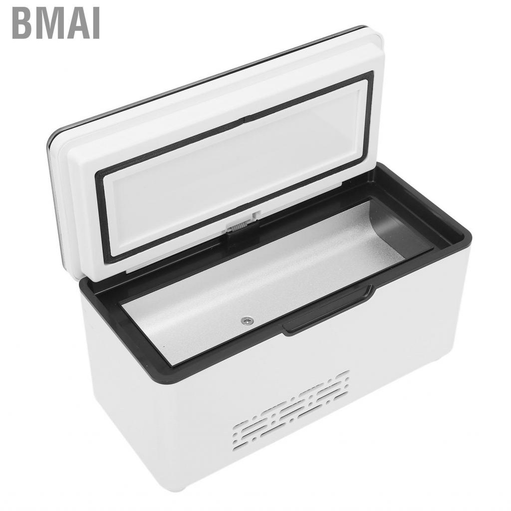 Bmai Insulin Cooler Box Circular Arc Angle Liner Display 5V Black with ...