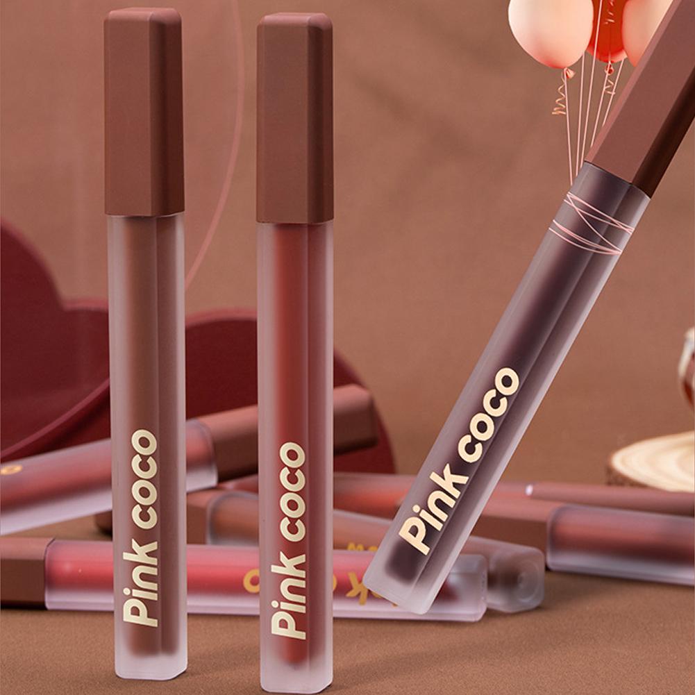 Pink Coco Light Satin Powder Mist ลิปสติก เคลือบริมฝีปาก ติดทนนาน เนื้อ ...