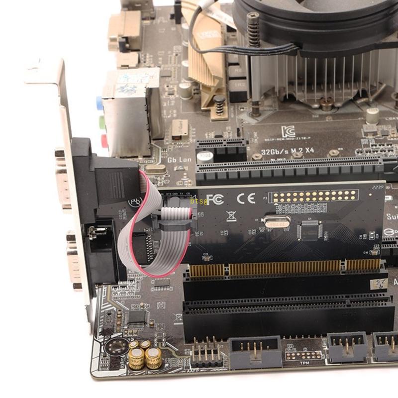 Bt อะแดปเตอร์ขยายพอร์ตอนุกรม PCI เป็น Dual COM 9Pin RS232 DB9 | Shopee ...