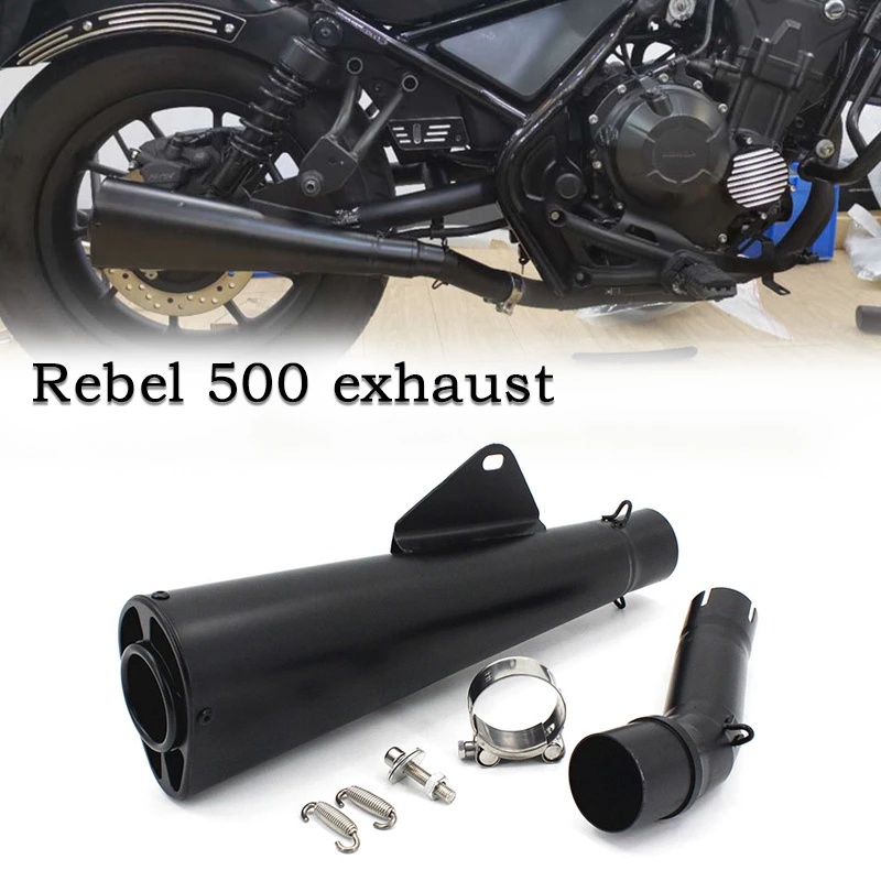ท่อไอเสีย ดัดแปลง สําหรับ Honda CM300 REBEL REBEL CM500 | Shopee Thailand