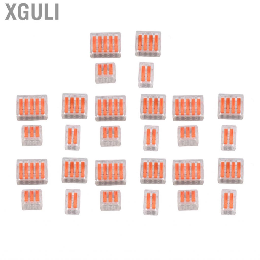 Xguli Quick Splicing Terminal Block Good Insulation 40PCS 250V 32A ...