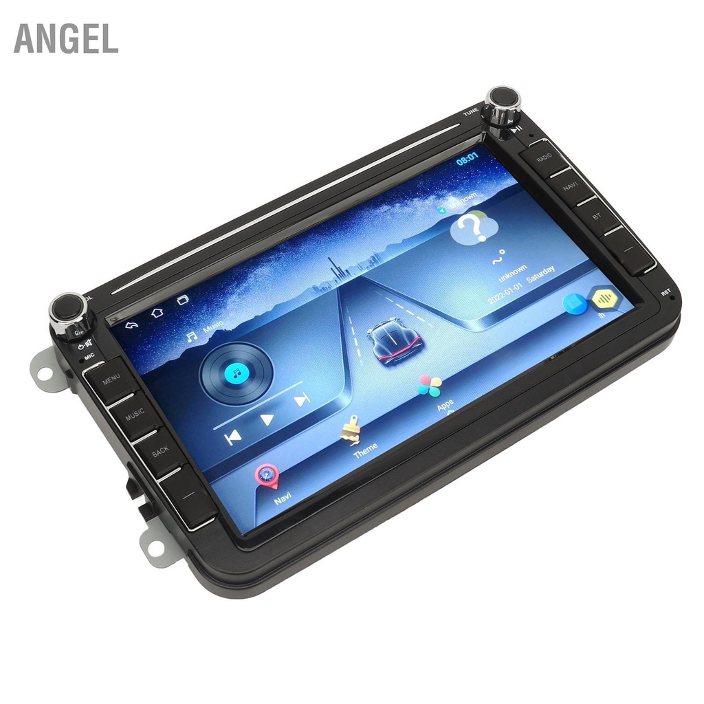 ANGEL รถสเตอริโอ GPS นำทาง 8in HD Touch Screen Wireless Carplay WiFi ...