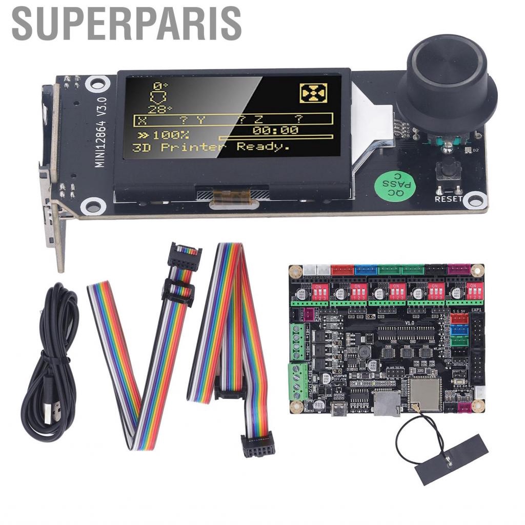 Superparis 3D Printer Control Board Good Compatibility For MKS TinyBee V1.0 DC12‑24V USB ...