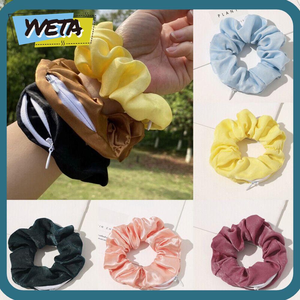 Yveta ที่คาดผม ผ้ากํามะหยี่ มีซิป ซ่อนได้ คุณภาพสูง | Shopee Thailand