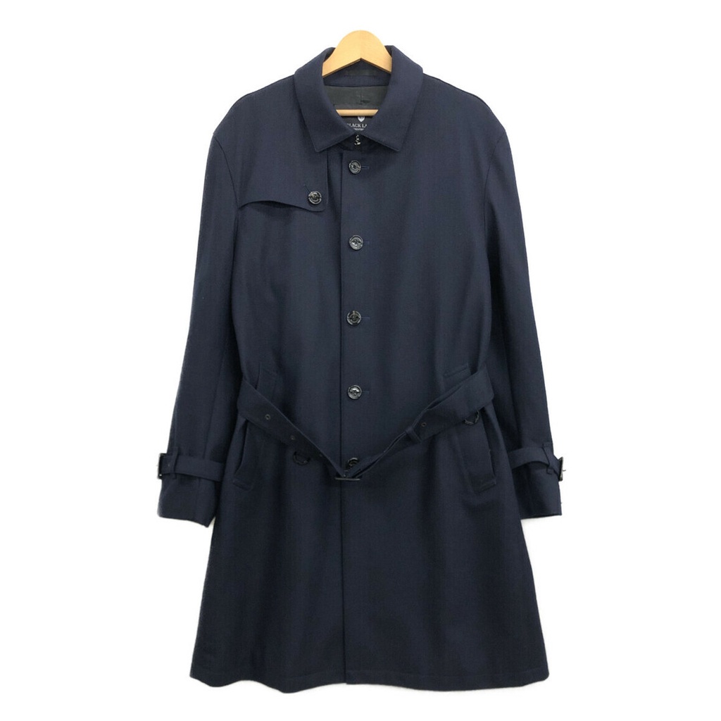 Black Label Crestbridge Trench Coat Long Black Men Direct from Japan ...