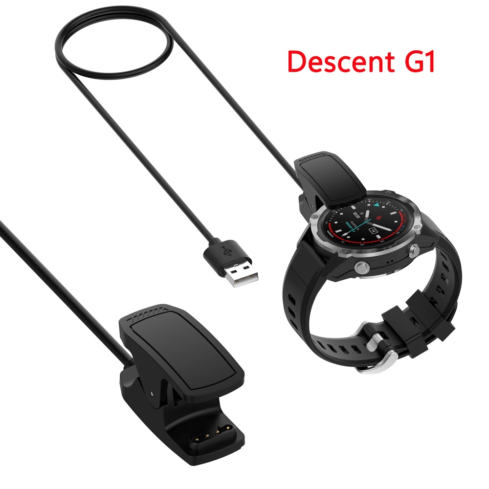 เครื ่ องชาร ์ จ USB สําหรับ Garmin Descent G1/G1 การถ ่ ายโอนข ้ อมูลพลังงานแสงอาทิตย ์ คลิปชาร ...