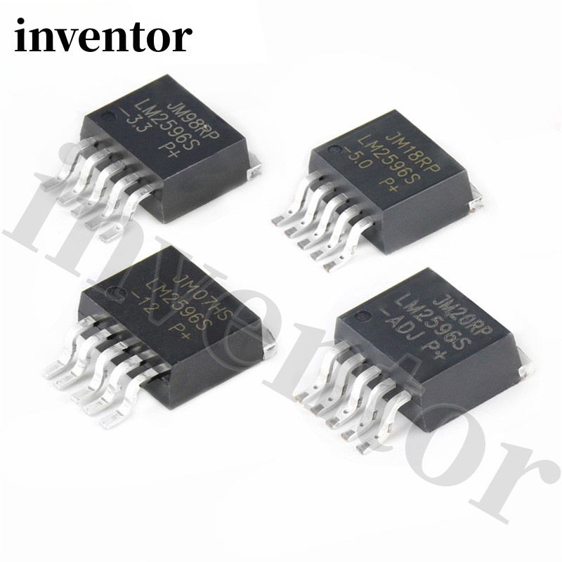 [5 ชิ้น] วงจรรวม TO-263 LM2596S-ADJ LM2596S-5.0 LM2596S-3.3 LM2596HVS-ADJ LM2596HVS-5.0 LM2596S ...