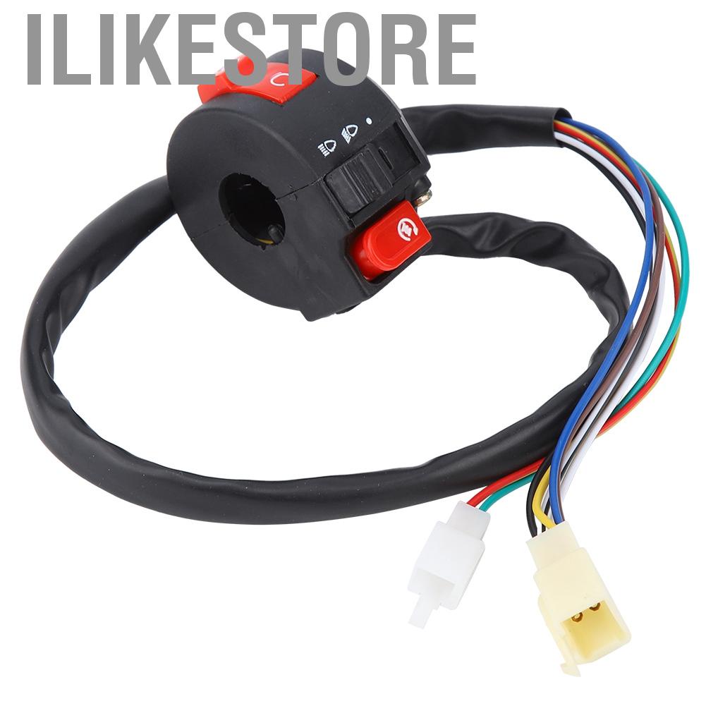 Ilikestore Push Button Switch 22MM Universal Handlebar Start Kill ON ...