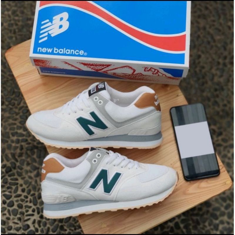 New Balance Nb 574 Encap Abu Navy Putih Combin Premium Import Quality ...