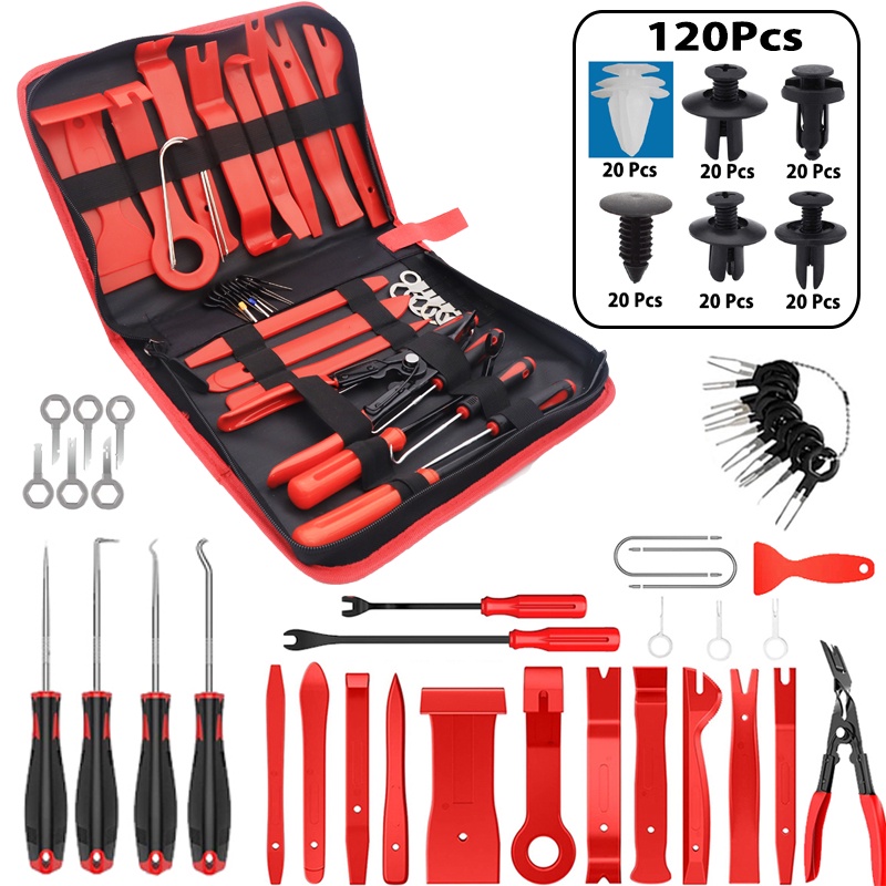 Car Trim Removal Tool Pry Kit Car Panel Tool Stereo Removal Tool Kit ...