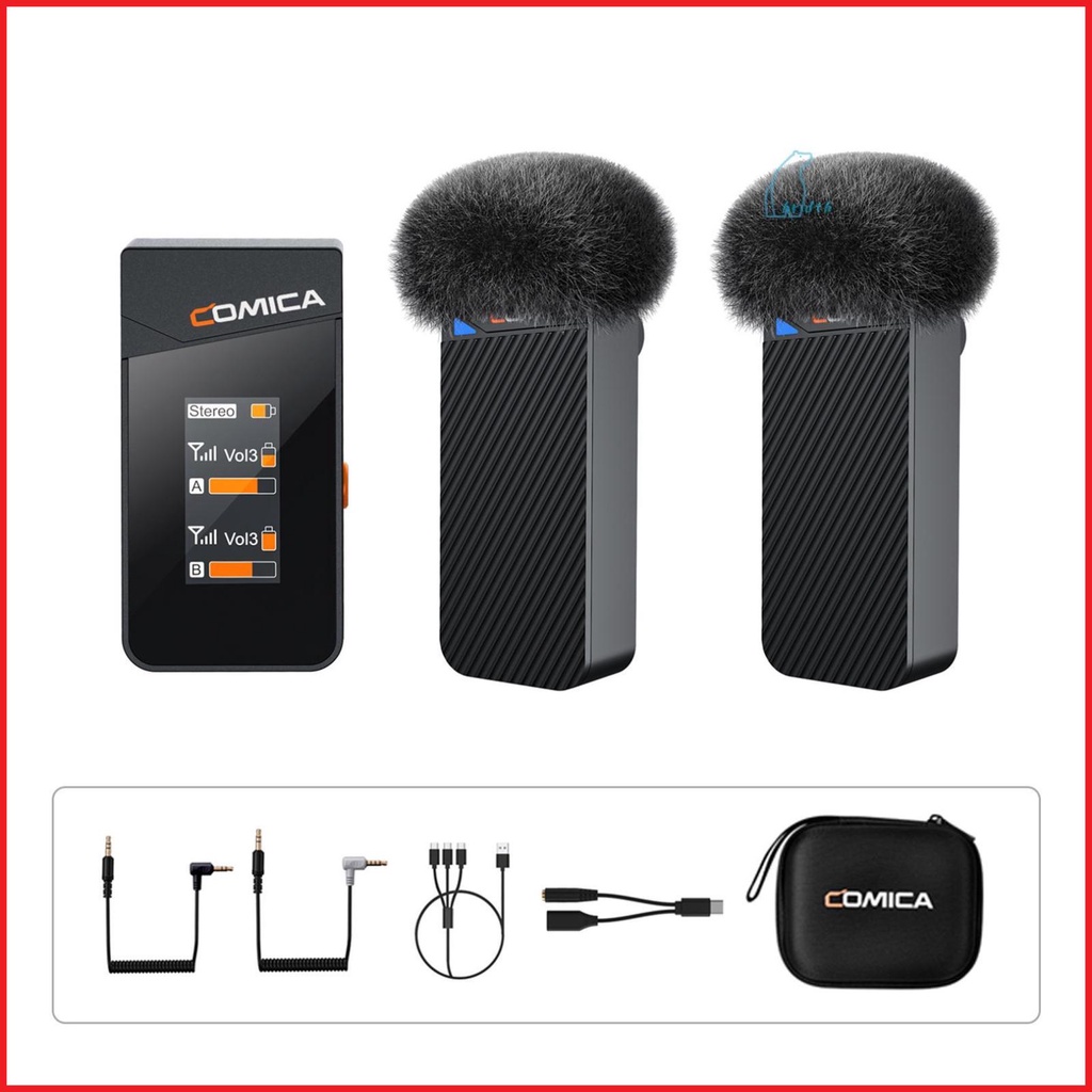 COMICA Vimo C3 Wireless Microphone System with 200M Transmission Range ...
