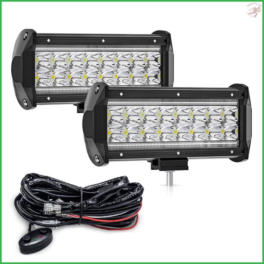 Powerful LED Work Light Bar Pod - Dual Color LED Driving Off Road ...