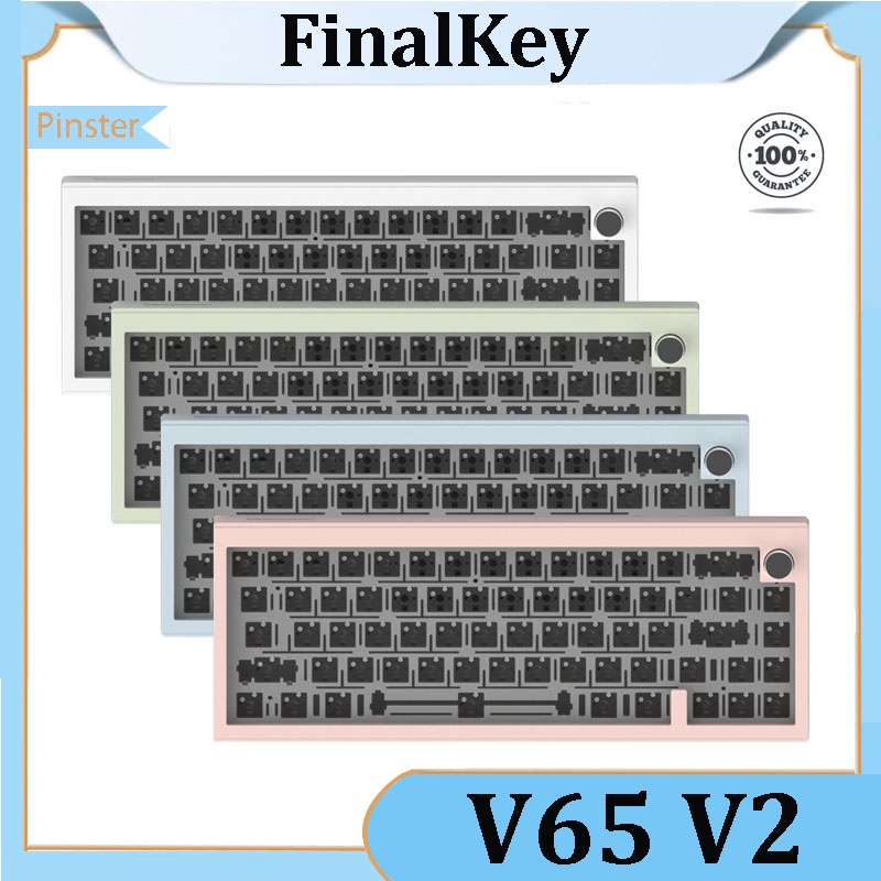 【พร้อมส่ง】FinalKey V65 V2 คีย์บอร์ดอะลูมิเนียม RGB รองรับ VIA | Shopee ...