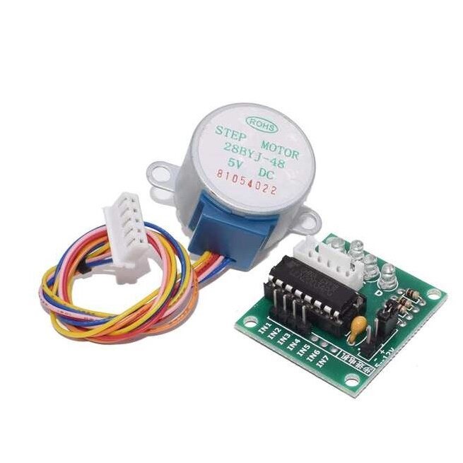 4-Phase Stepper Motor 5V With ULN2003 Driver Board Stepper Motor สเตป ...