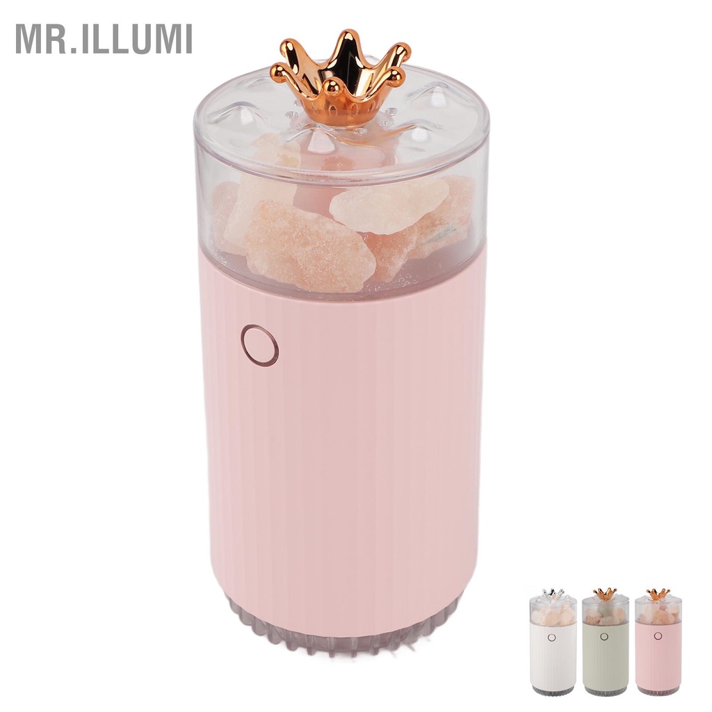MR.ILLUMI MINI Humidifier 240ml พร้อมเกลือทะเล AROMA USB ชาร์จ ...