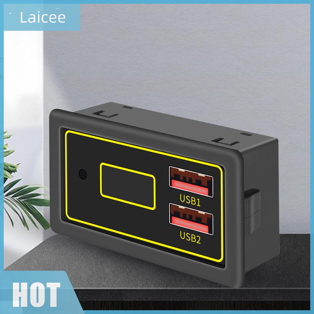 [Laicee.th] เครื่องวัดแรงดันไฟฟ้าแบตเตอรี่รถยนต์ 12V 24V รองรับ QC3.0 | Shopee Thailand