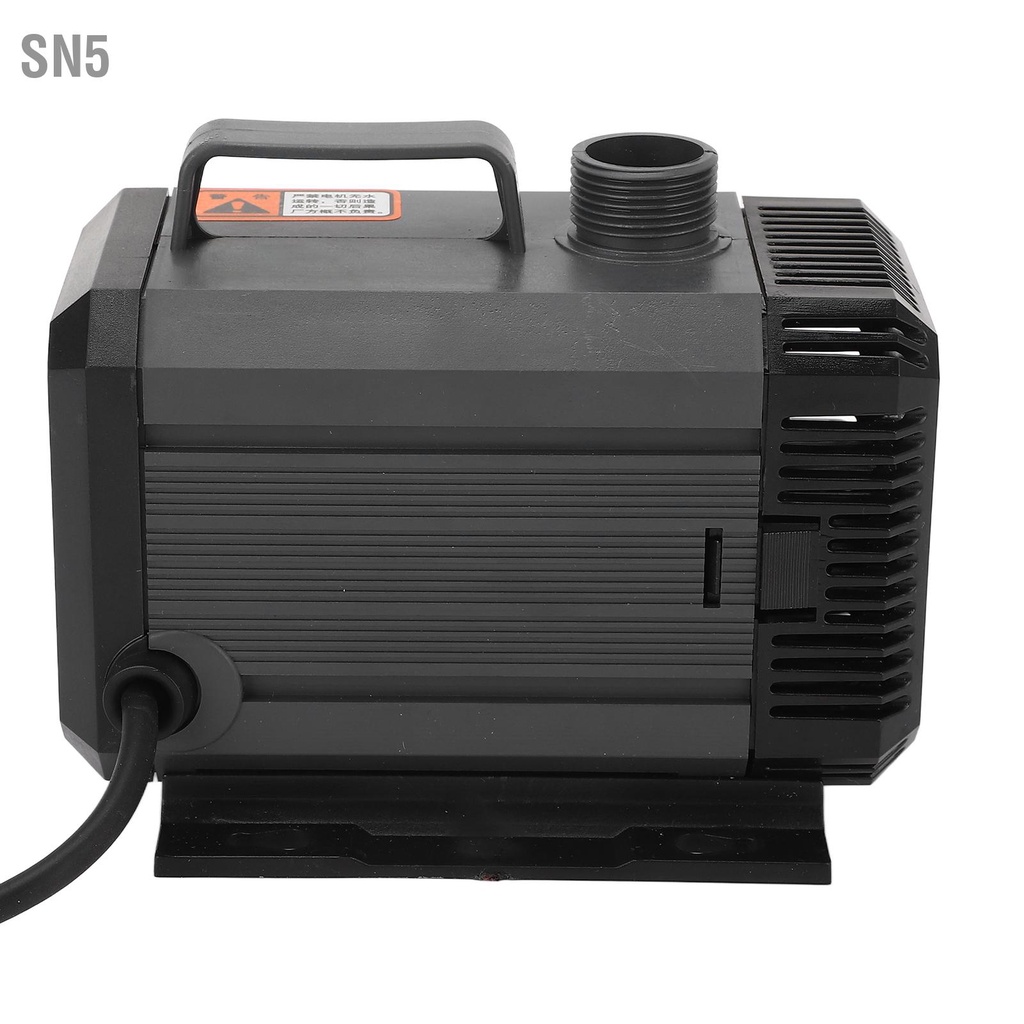 SN5 ปั๊มน้ำแบบจุ่มปรับได้สำหรับน้ำพุพิพิธภัณฑ์สัตว์น้ำถังปลาน้ำตกกลางแจ้ง 2000L/H 55W 200-240V ...