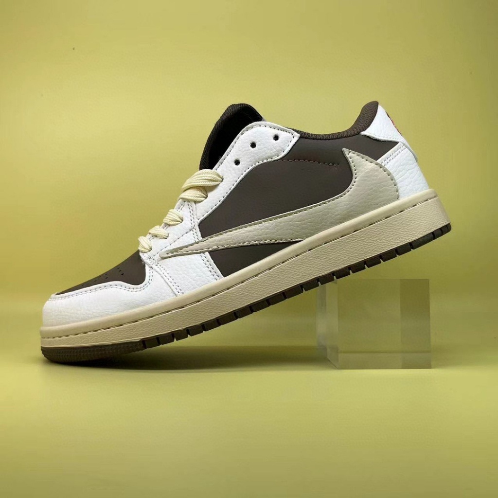 Travis Scott X Jordan Air Jordan 1 low og SP "sail and ridgerock" AJ1 ...