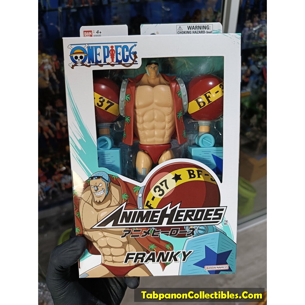 [2023.09] Bandai Anime Heroes One Piece Franky 6-inch Action Figure ...