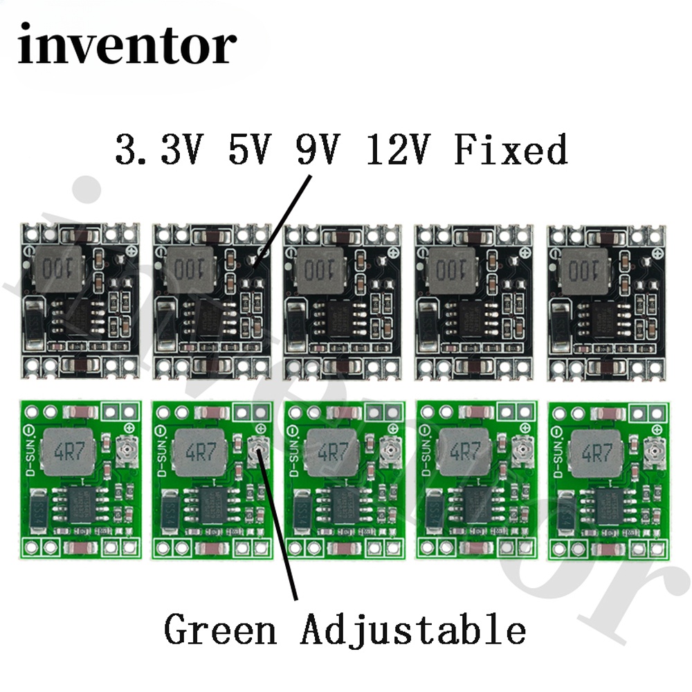 โมดูลพาวเวอร์ซัพพลาย MP1584EN DC-DC 3A DC 5V-12V 24V เป็น 5V 3.3V 9V ...