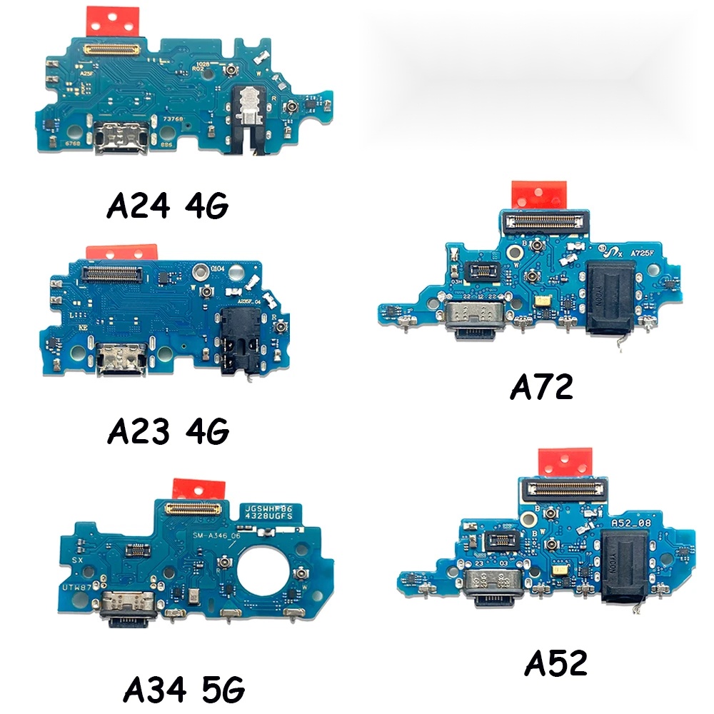 USB แพรชาร์จ ชุดชาร์จ แพรตูด ใช้กับ Samsung A72 A13 A14 A22 A32 A23 A24 ...