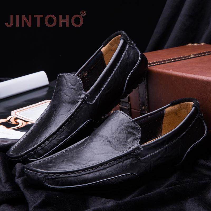 Jintoho รองเท้าหนังลําลอง แบบเป็นทางการ แฟชั่นสําหรับผู้ชาย 2024 ...
