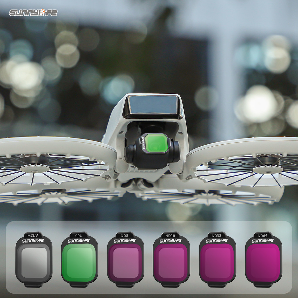Sunnylife กล้องสําหรับ Flip ND ชุดกรองสําหรับ DJI Flip Drone ตัวกรอง ...