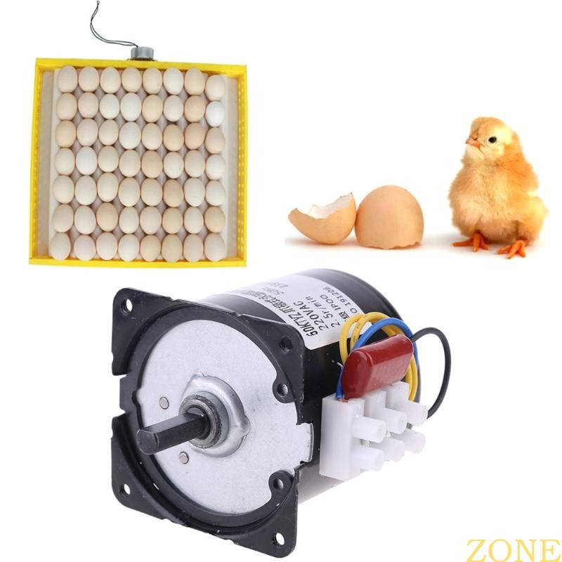 Zong 220V อัตโนมัติ Incubator ไข่ Hatcher เครื่องยนต์ Reversible Geared ...