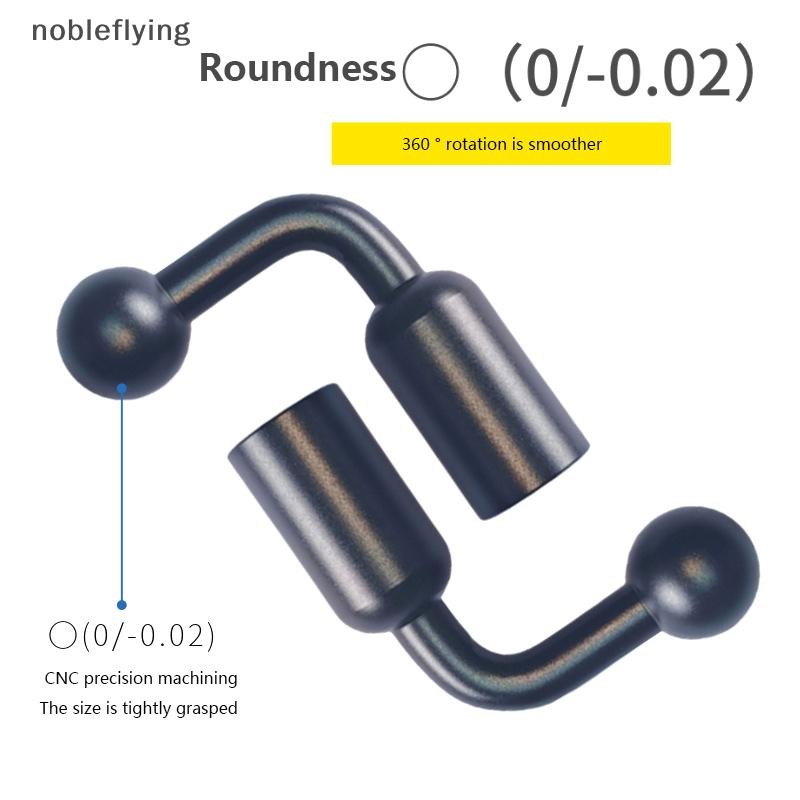Nf อลูมิเนียม 17 มม.หัว Ball Connectors อะแดปเตอร์ 1/4 "สกรู Hole Mount ...