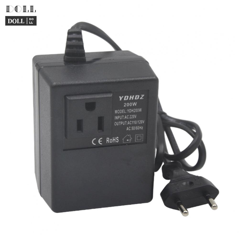 ⭐NEW ⭐Travel Friendly Design 200W Voltage Converter 220V to 110V ...