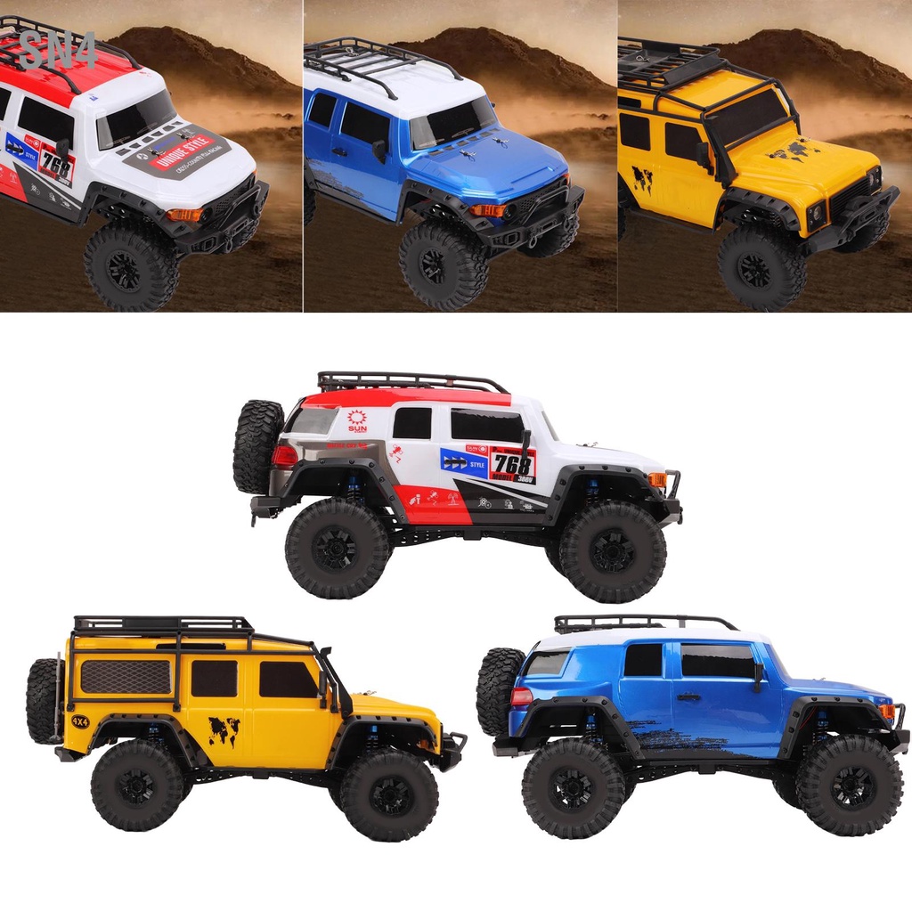 SN4 RC Off Road Car 1/10 2.4G 4WD Full Scale รีโมทคอนโทรลความเร็วสูงรถ ...