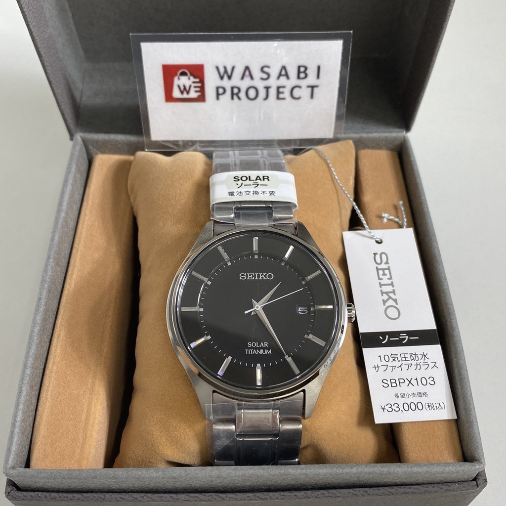 【Authentic★Direct from Japan】SEIKO SBPX103 Black Wrist watch นาฬิกา ...