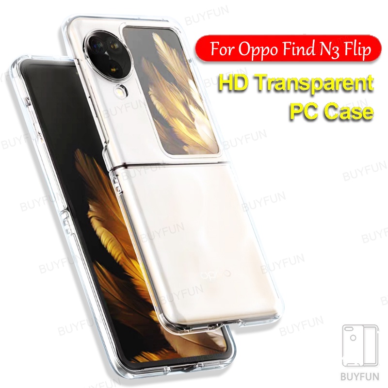 For Oppo Find N3 flip FindN3flip 5G 6.8" Case Luxury Clear Ultra-Thin ...